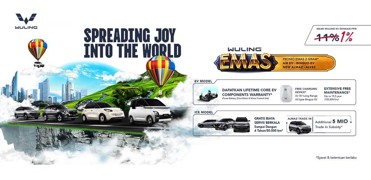 Promo Wuling Mei 2024: Spreading Joy Into the World - Wuling Makassar